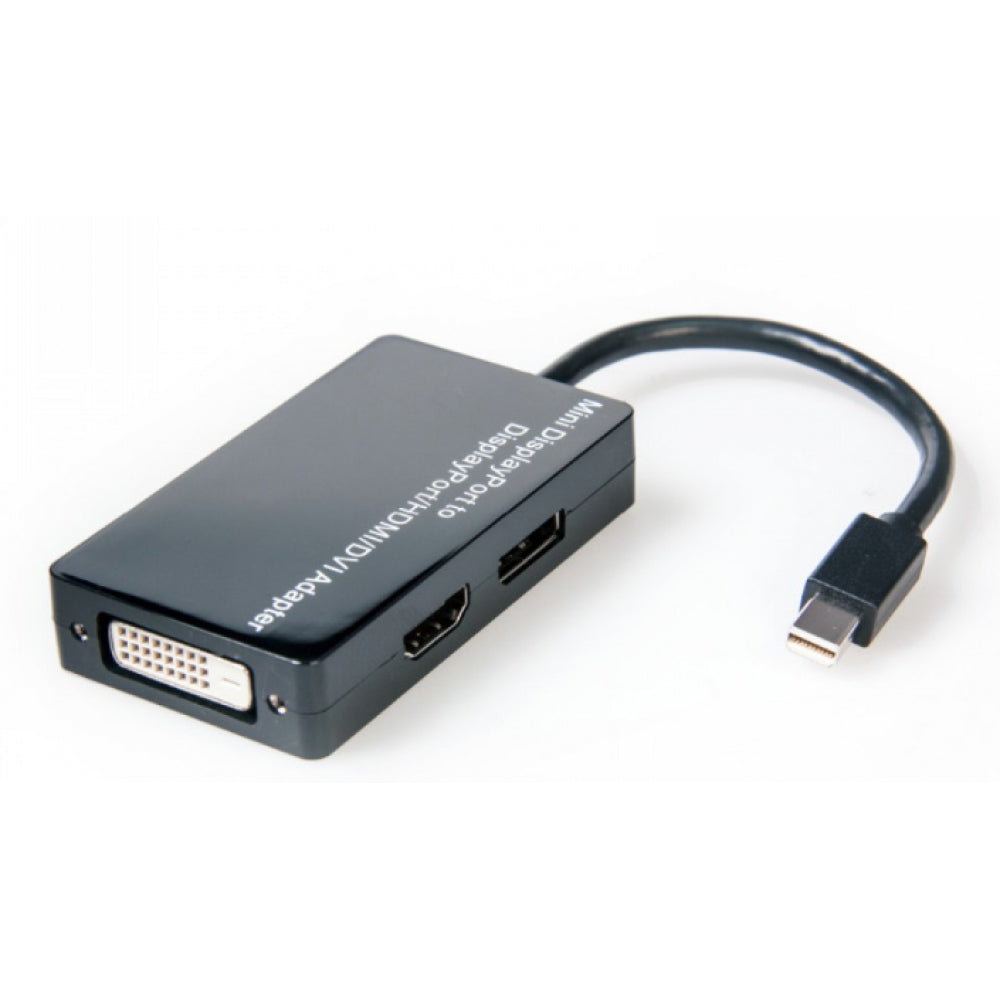 Connect Cable 3in1 Male Mini DisplayPort to DP HDMI/DVI Female Adapter ...
