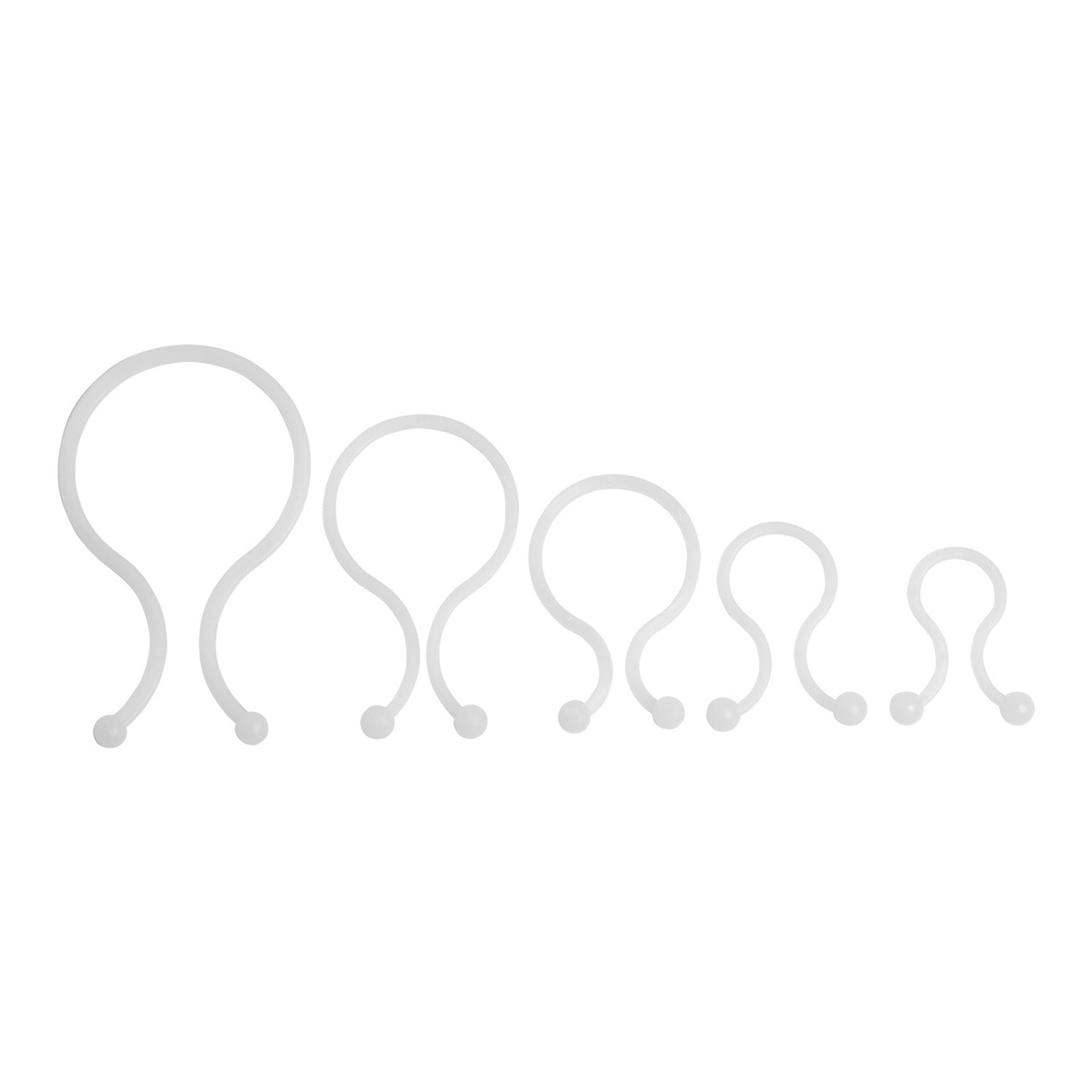 D-Line Cable Tidy Twists 20-Pack with 5 Sizes (White) - JB Hi-Fi