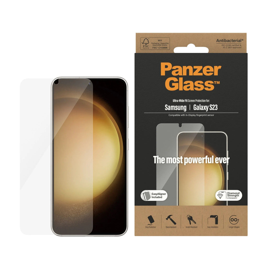 Panzer Glass UltraWide Fit with Aligner Screen Protector for Samsung ...