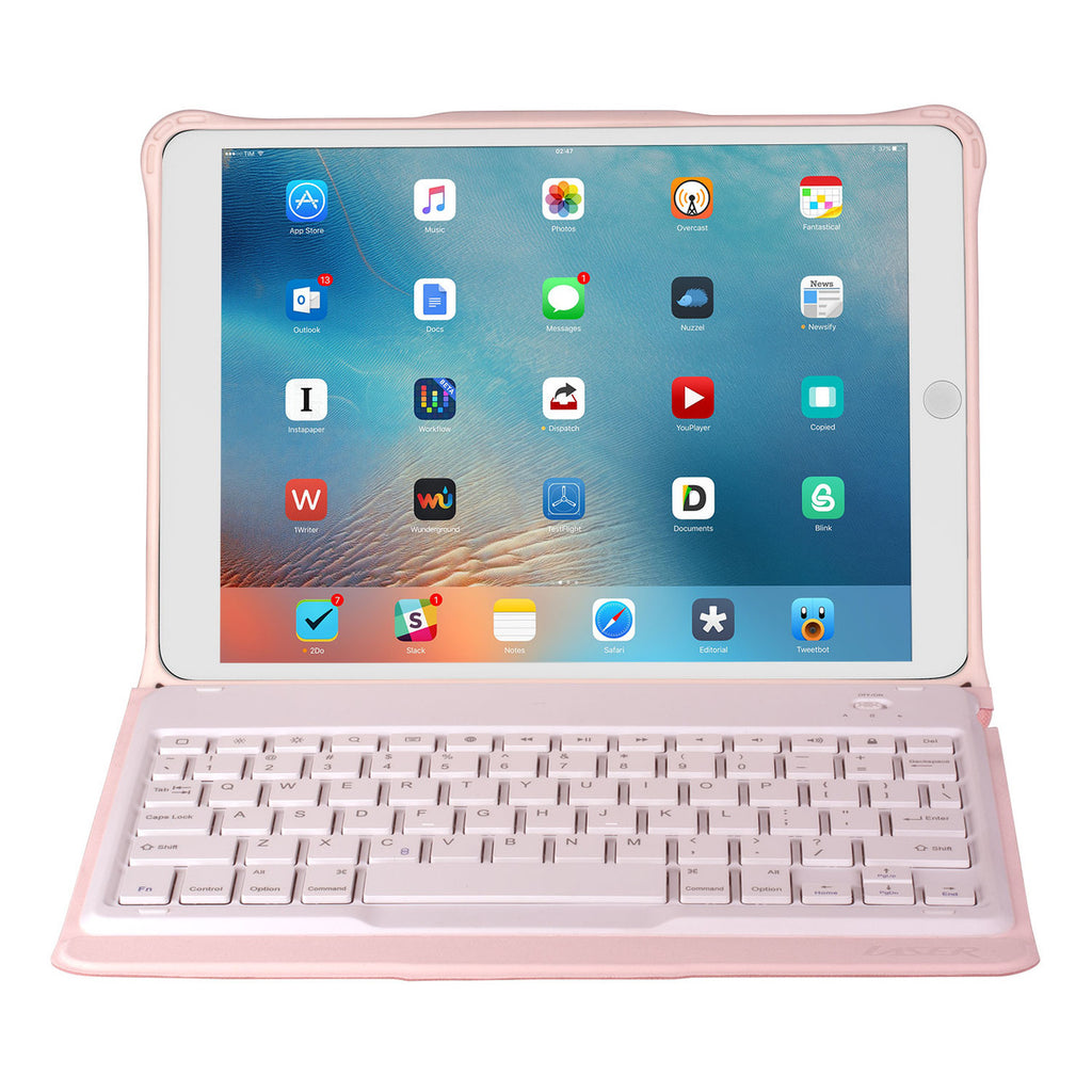 Laser 10.2" Wireless Keyboard for iPad (Pink) - JB Hi-Fi