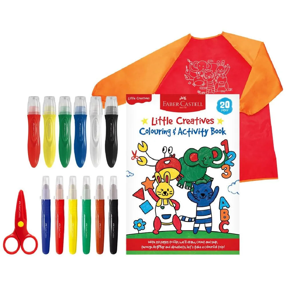 Faber-Castell 15-Pieces Little Creatives Crayons Art Play Activity - JB ...