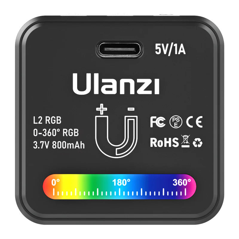 Ulanzi L2 RGB Cube Lite Magnetic RGB LED Light - JB Hi-Fi
