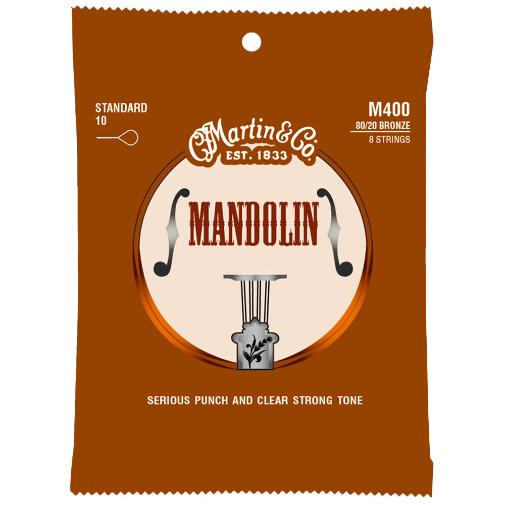 Martin Guitar M400 Mandolin Strings 80/20 Bronze Light Gauge - JB Hi-Fi