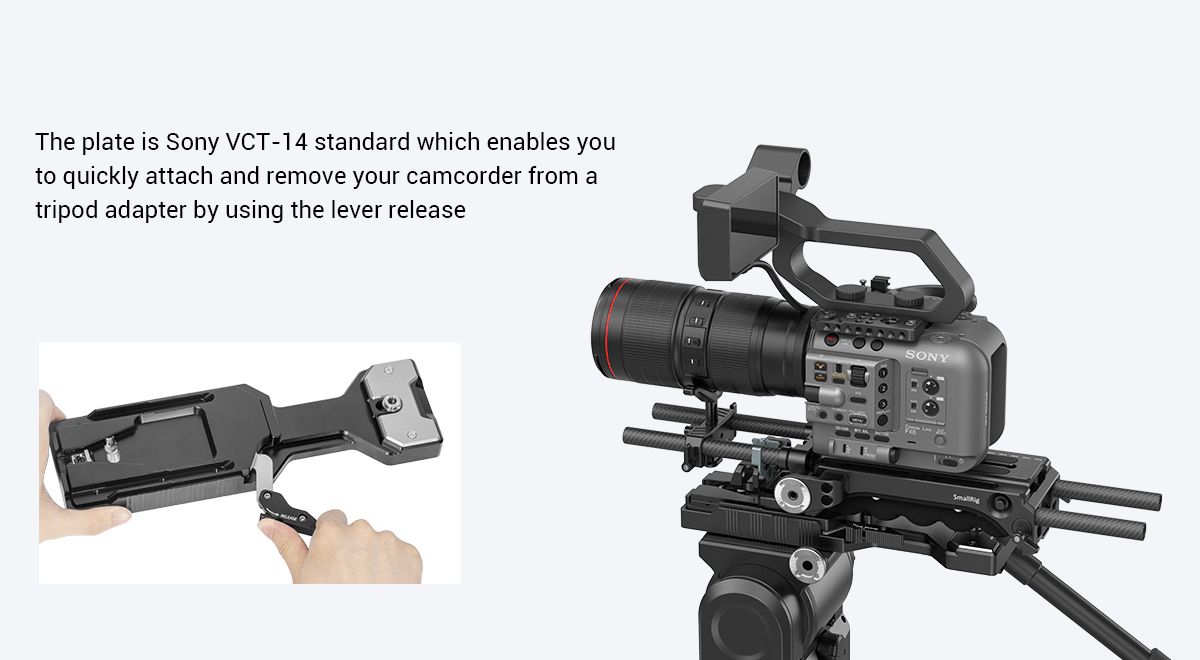 SmallRig VCT-14 Quick Release Tripod Plate 2169 - JB Hi-Fi