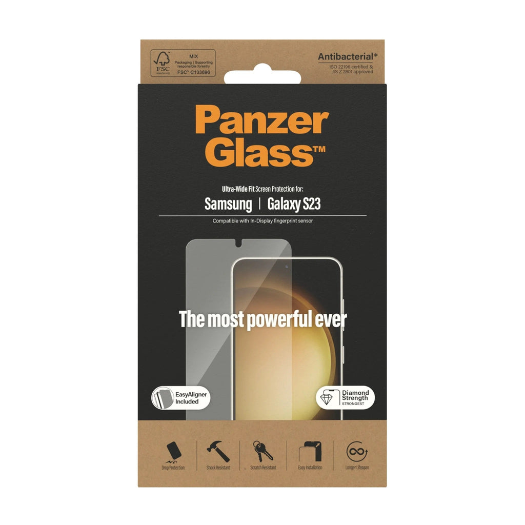 Panzer Glass UltraWide Fit with Aligner Screen Protector for Samsung ...