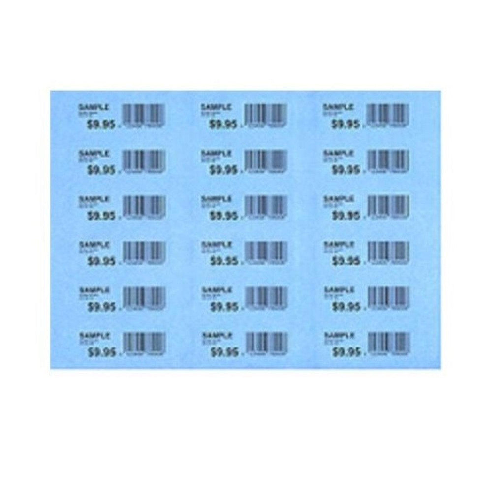 Stock Forms Shelf Labels 24x73mm 500 Sheets 9000 Labels (Blue) - JB Hi-Fi
