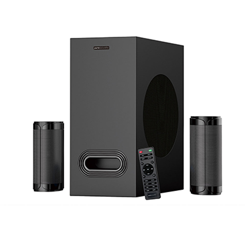 Pure Acoustics 5.1 Channel Soundbar with Subwoofer & Wireless Speakers ...