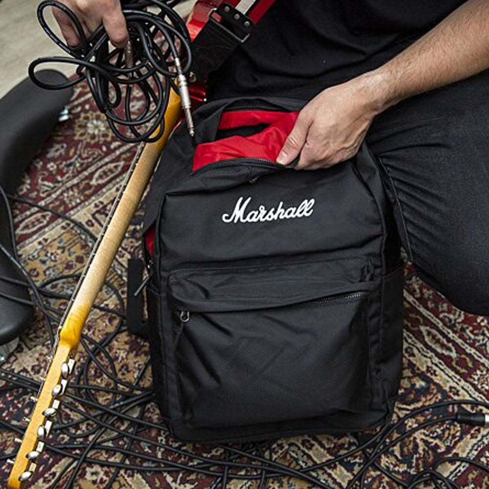 Marshall Crosstown Backpack (Black/White) - JB Hi-Fi