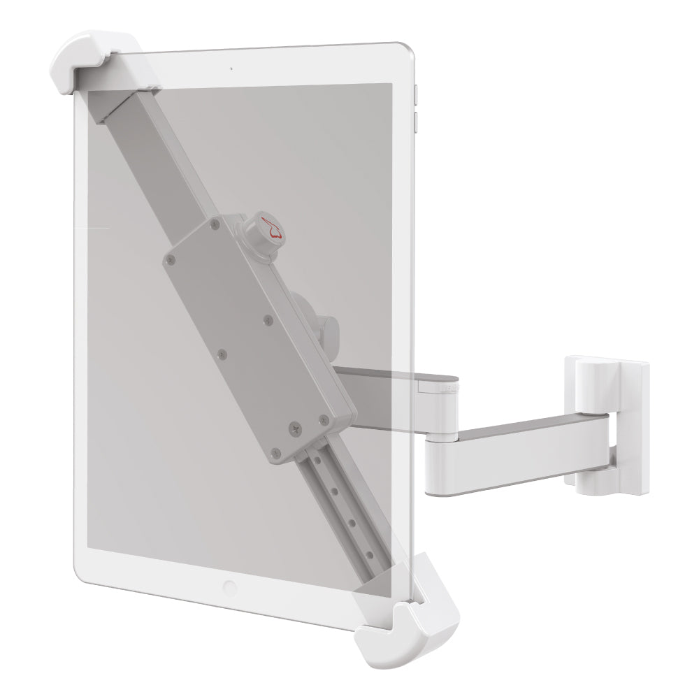 Barkan Full Motion Tablet Wall and Cabinet Mount 7–14" (White) - JB Hi-Fi