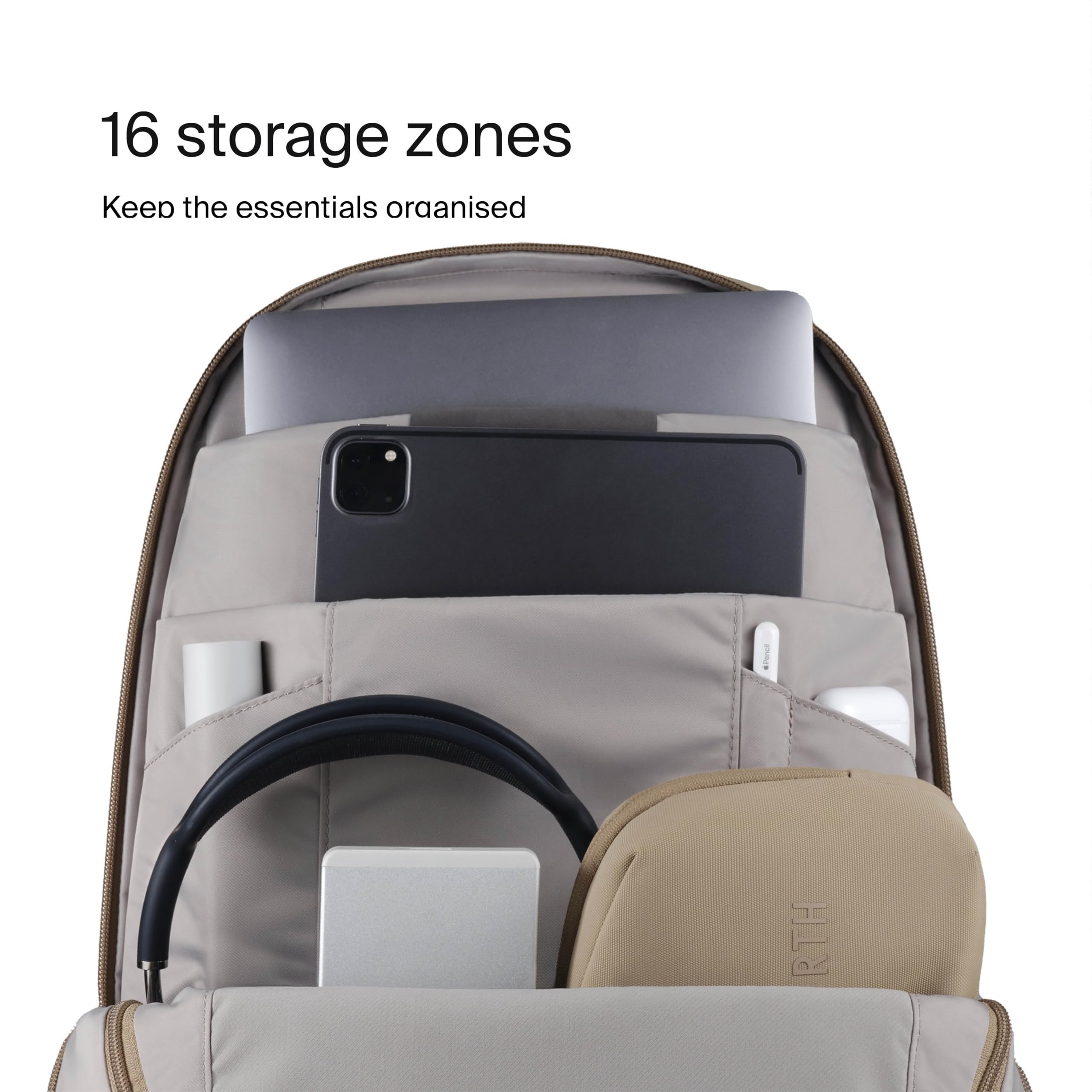 Urth Arkose 20L Backpack + Camera Insert (Beige) - JB Hi-Fi