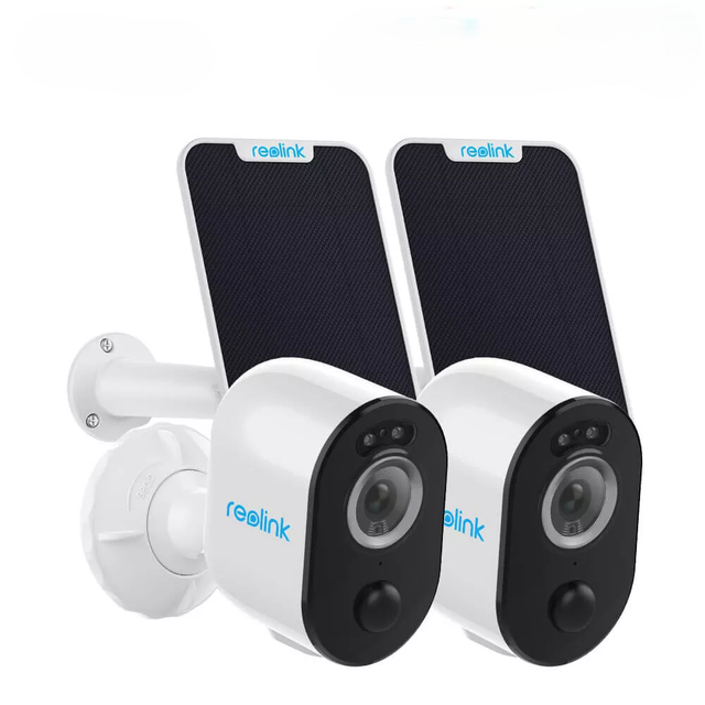 Reolink Argus 3 Pro 2 Pack Security Camera Wireless Outdoor Battery ...