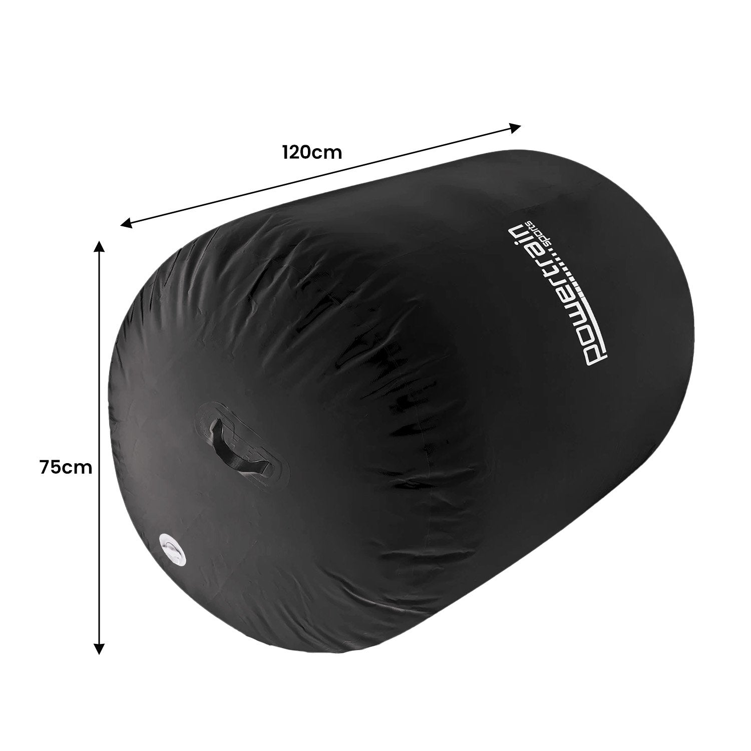 Powertrain Inflatable Air Barrel Exercise Roller (Black) - JB Hi-Fi