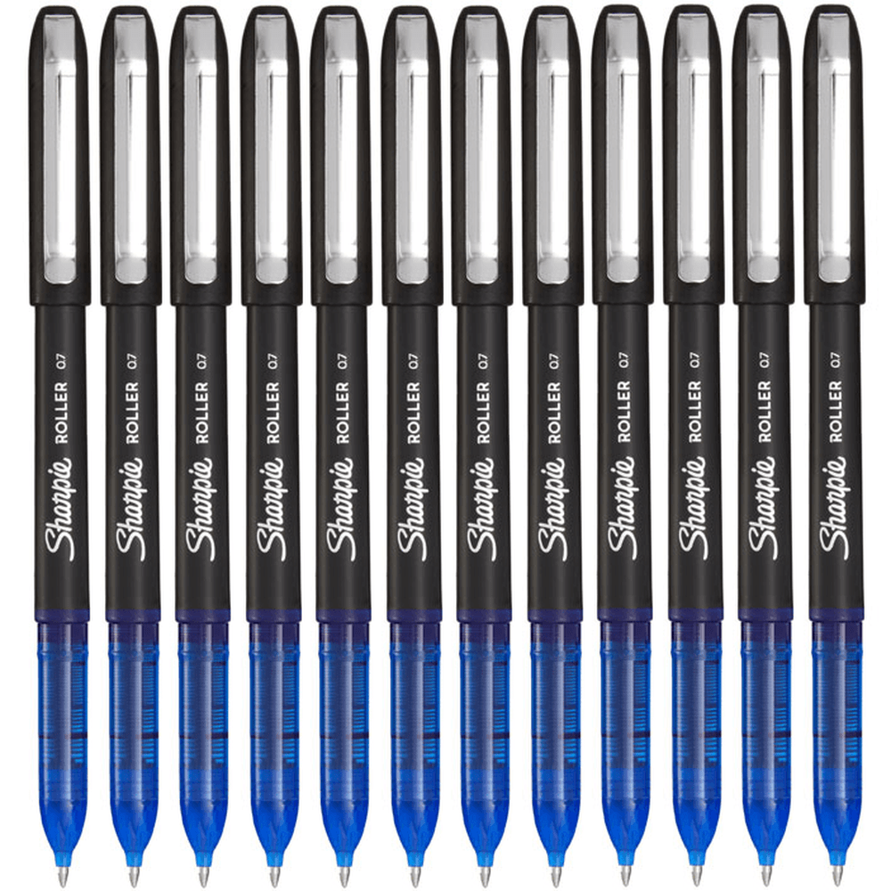 Sharpie Roller Arrow Point Pen 0.7mm Rollerball (Blue) [Box 12] - JB Hi-Fi