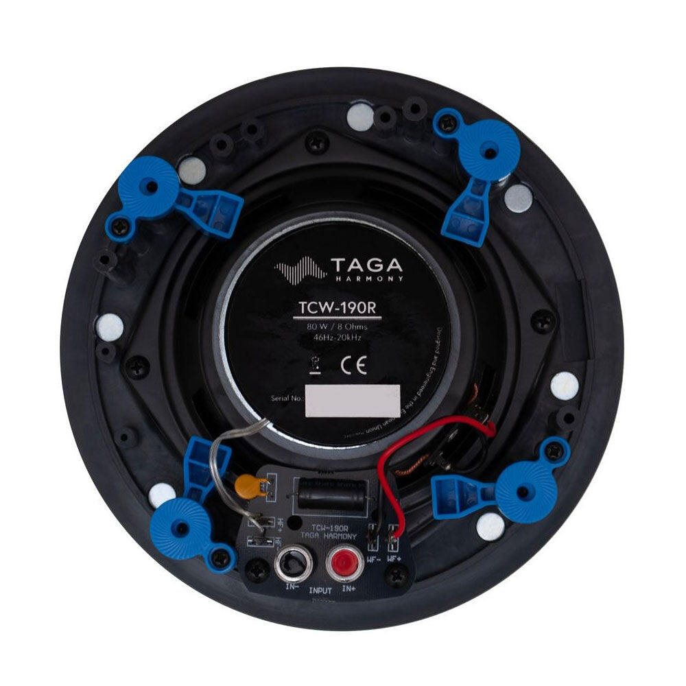 TAGA Harmony 5.25" 2-Way In-Ceiling Speakers Pair (White) - JB Hi-Fi