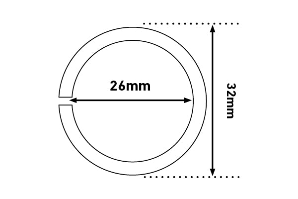 D-Line Cable Tidy Split Tube Cable Organiser 1.1m 32mm (White) - JB Hi-Fi