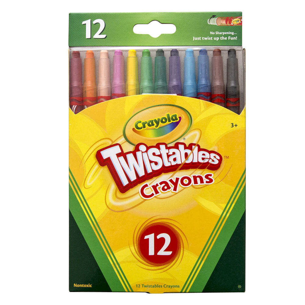 Crayola Twistables Crayons Kids 3y+ (12-Piece) - JB Hi-Fi