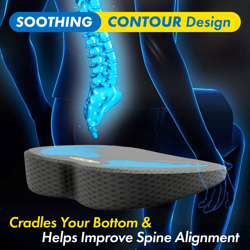 Angel Ride Deluxe Memory Foam Car Seat Cushion - JB Hi-Fi