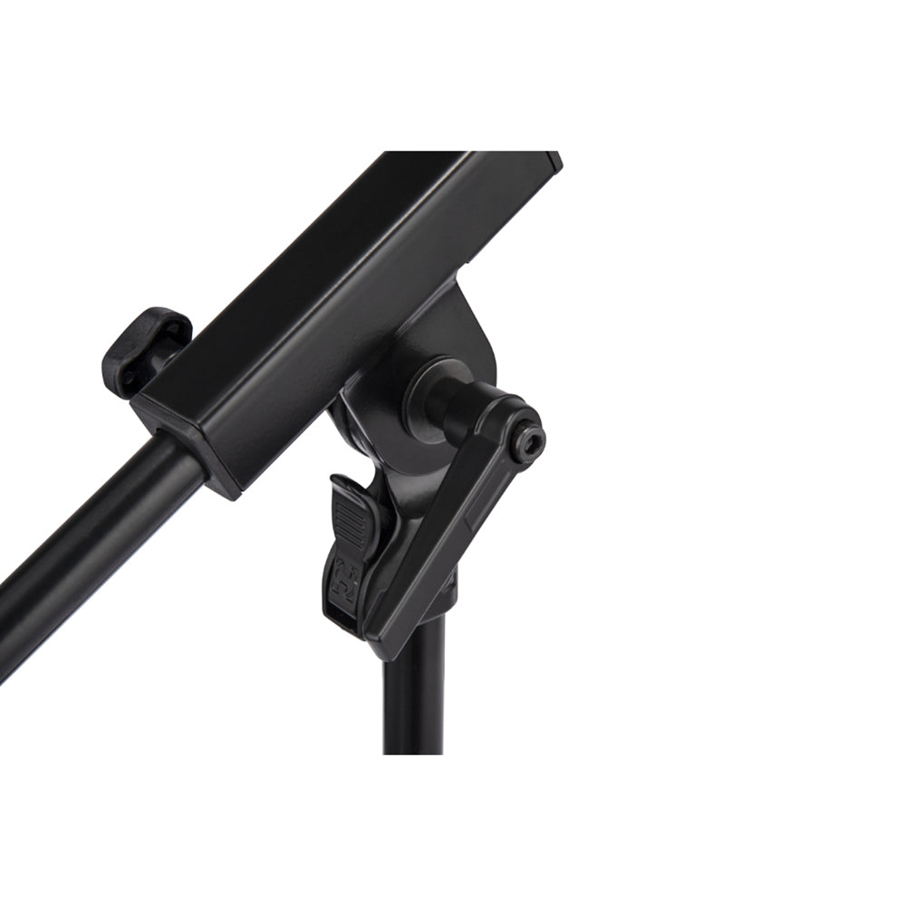 Hercules Low Profile Short Boom Microphone Stand (Black) - JB Hi-Fi