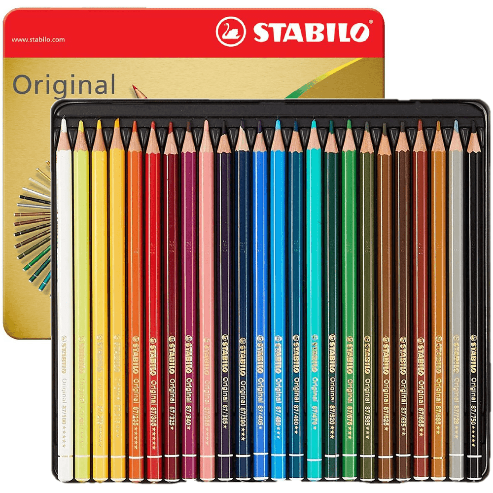 Stabilo Original Colour Pencils Tin 24 - JB Hi-Fi