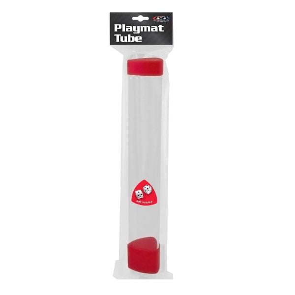 BCW Playmat Tube with Dice Cap (Red) - JB Hi-Fi