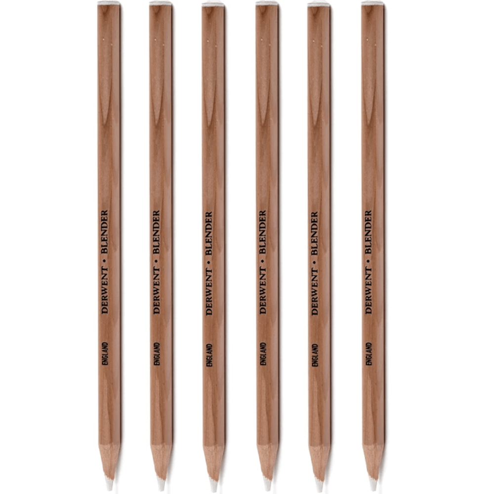 Derwent Blender Pencil Pack 6 Blending Colourless Pencils - JB Hi-Fi