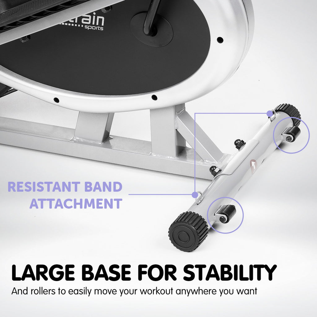 Powertrain 3-in-1 Elliptical Cross Trainer Exercise Bike with ...