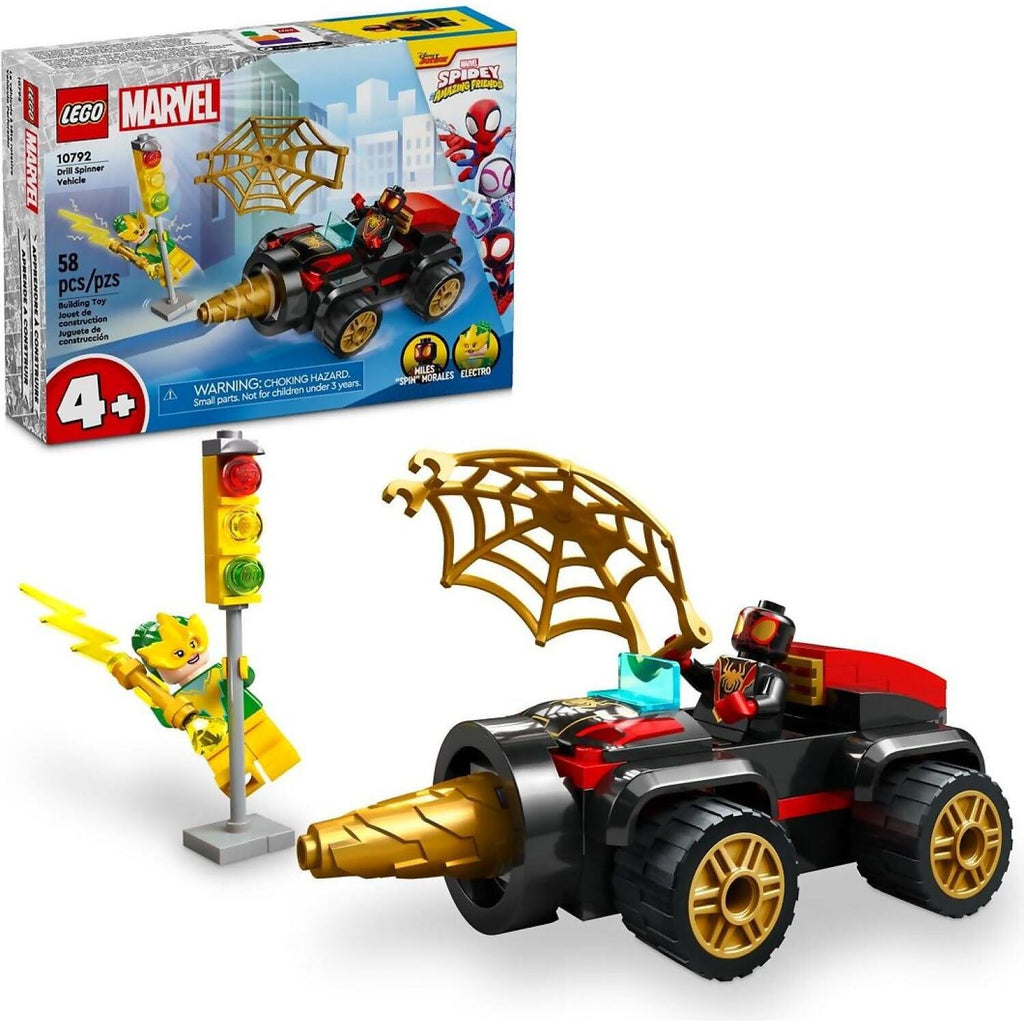 LEGO 10792 Drill Spinner Vehicle - Marvel Spidey Super Heroes 4+ - JB Hi-Fi