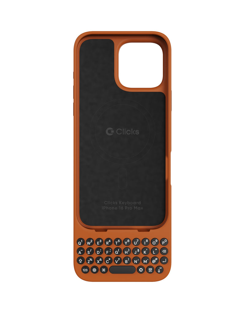 Clicks Keyboard for iPhone 16 Pro (Spice) - JB Hi-Fi