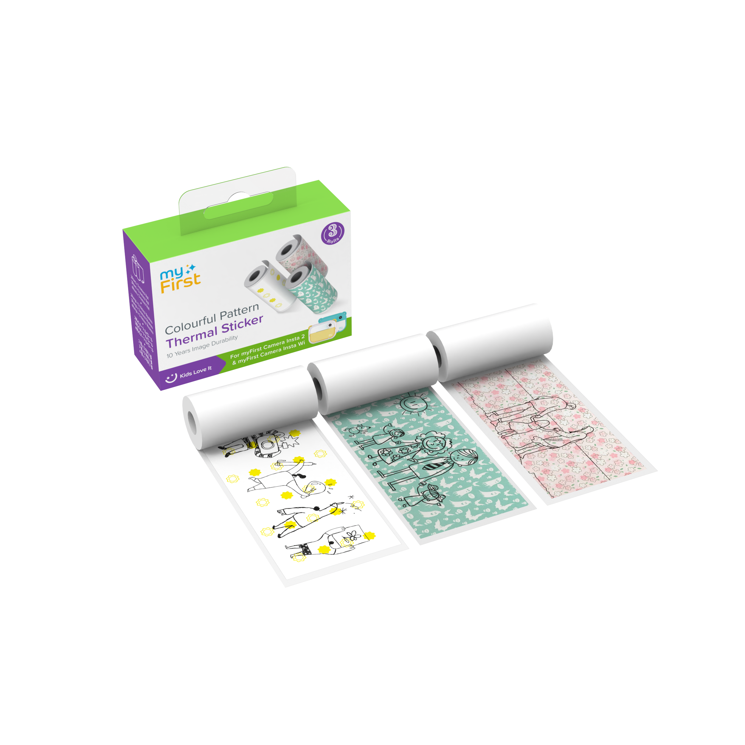 Thermal Sticker for myFirst Camera Insta 2/Insta Wi (Patterns) - JB Hi-Fi