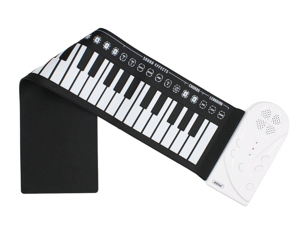 Andowl S747 Portable Roll Up Keyboard (White) - JB Hi-Fi