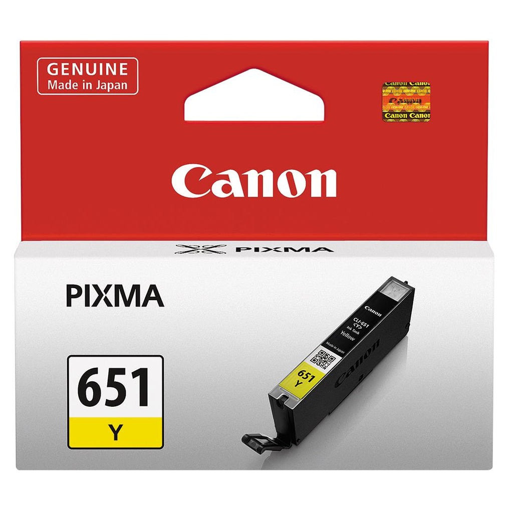 Canon CLI651Y Ink Cartridge (Yellow) - JB Hi-Fi