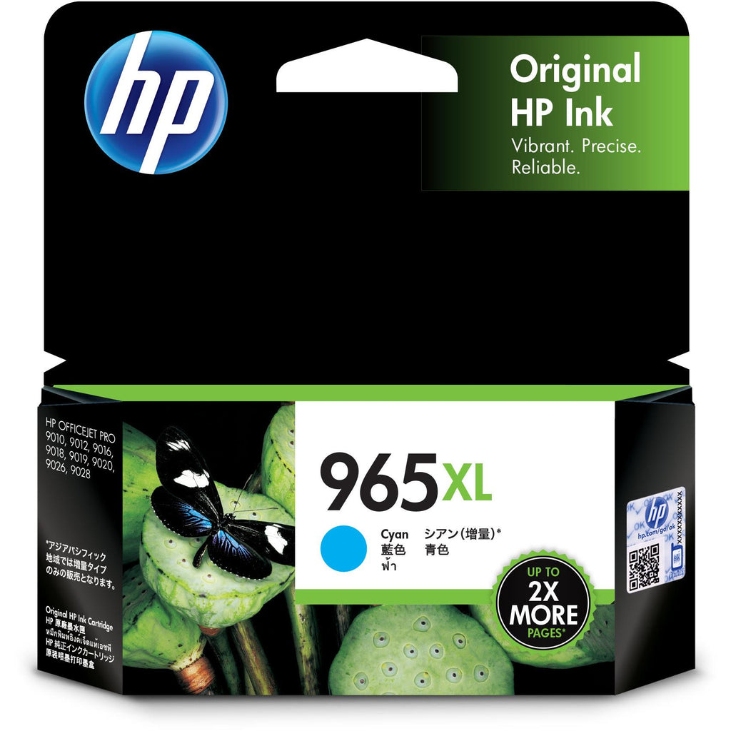 HP 965XL High Yield Original Ink Cartridge (Cyan) - JB Hi-Fi
