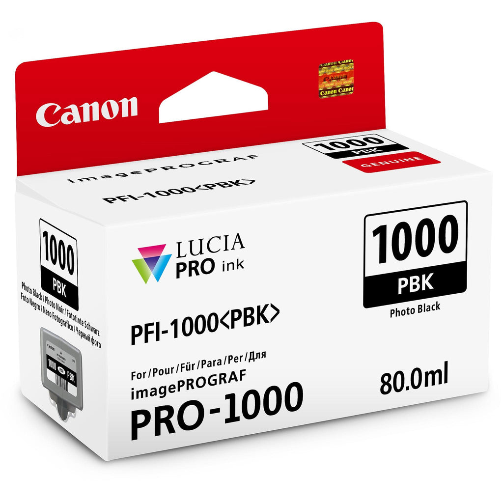 Canon PFI-1000PBK Ink Cartridge (Photo Black) - JB Hi-Fi