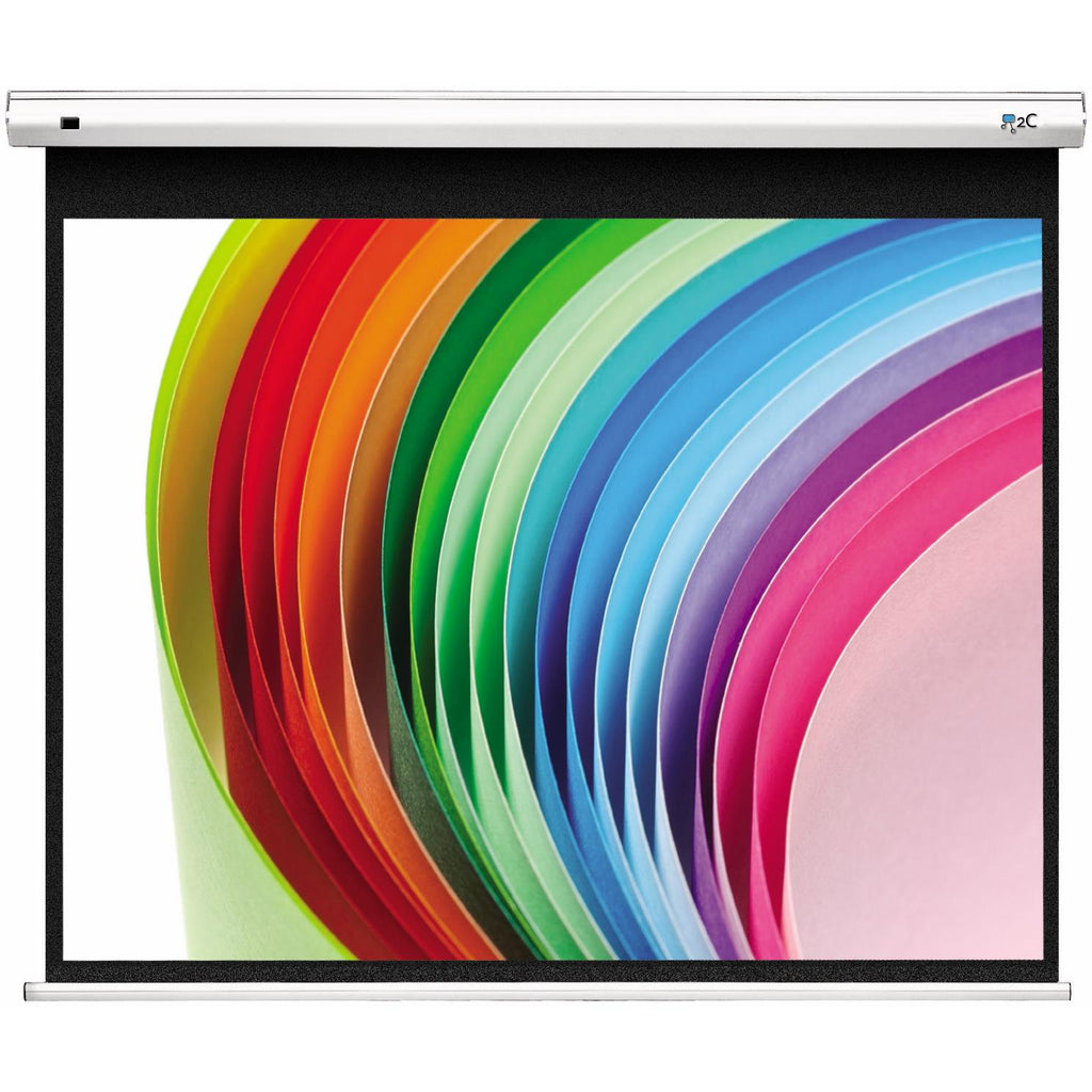 2C Screen IT 92" Motorised Projector Screen - JB Hi-Fi