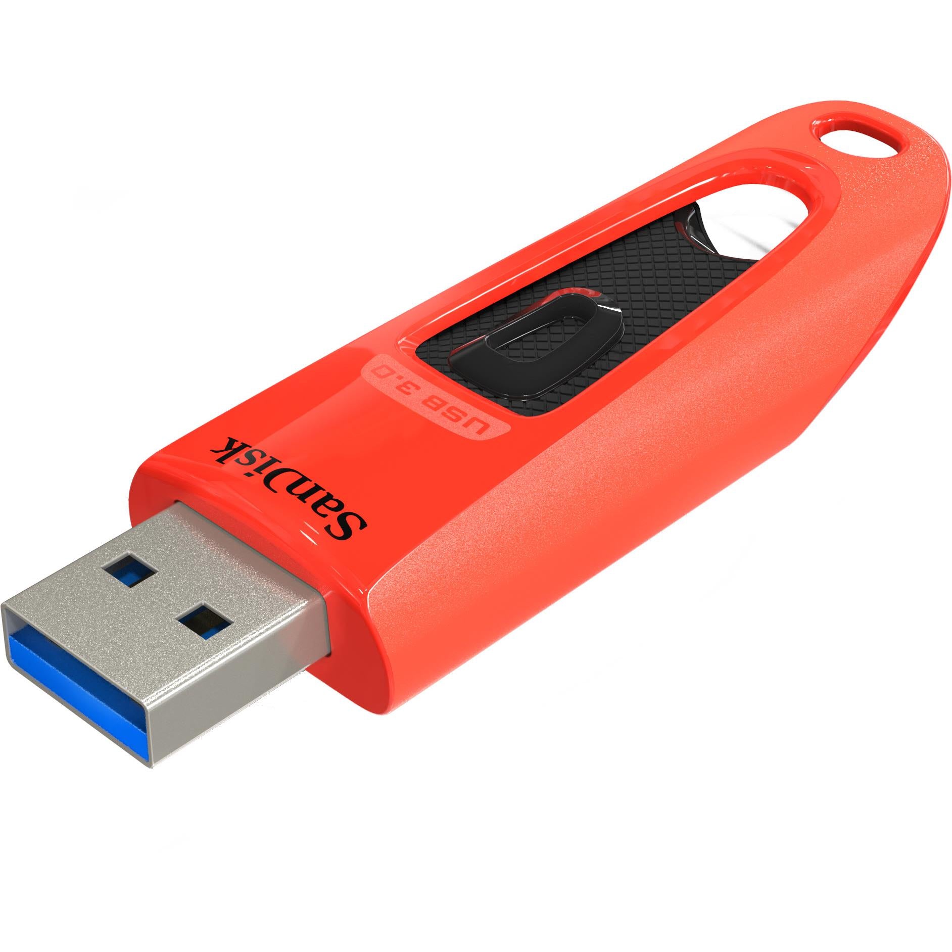 SanDisk Ultra USB 64GB 3.0 Flash Drive (Red) - JB Hi-Fi