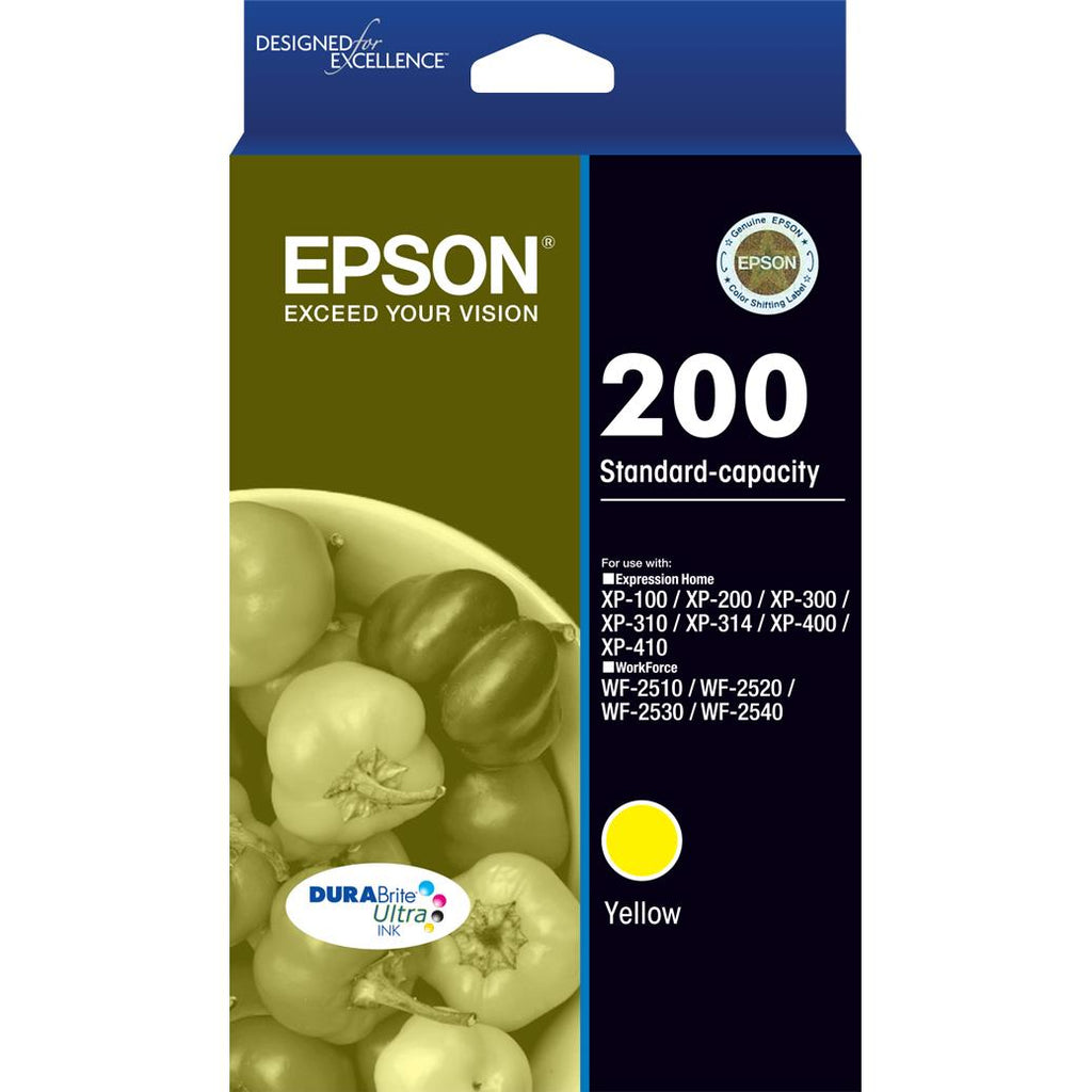 Epson 200 DURABrite Ultra Standard Capcity Ink Cartridge (Yellow) - JB ...