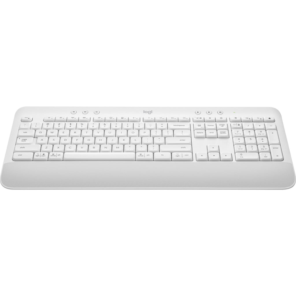 Logitech K650 Signature Wireless Keyboard (White) - JB Hi-Fi