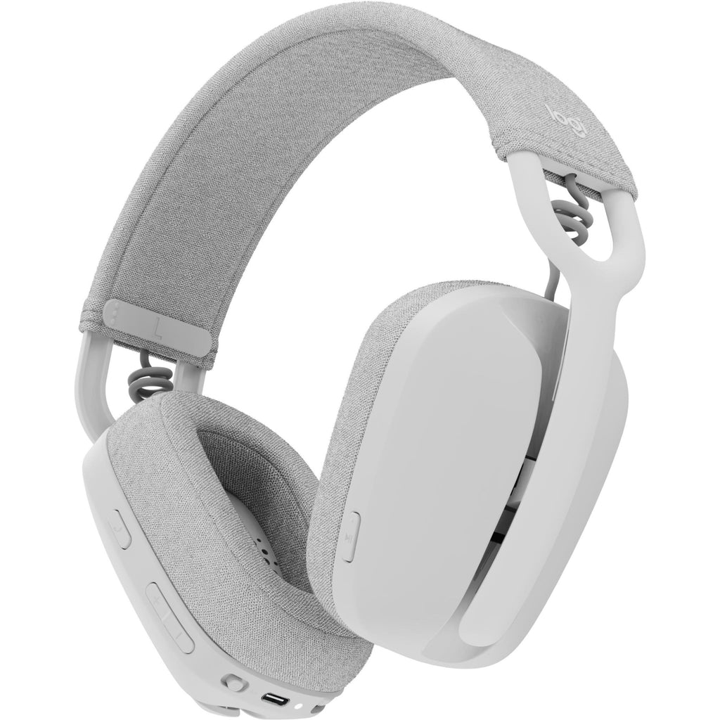 Logitech Zone Vibe 100 Bluetooth Headset (Off White) - JB Hi-Fi