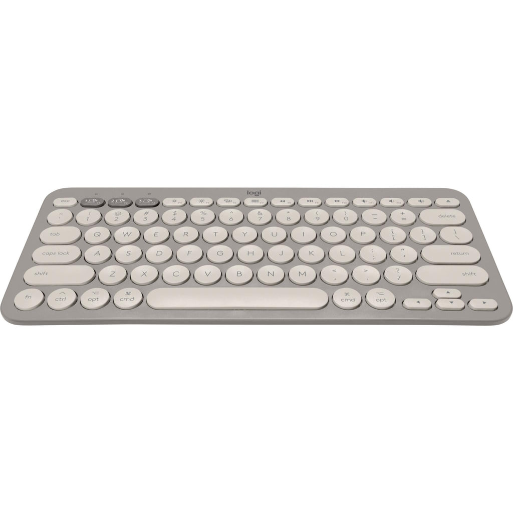 Logitech K380 Multi-Device Bluetooth Keyboard (Sand) - JB Hi-Fi