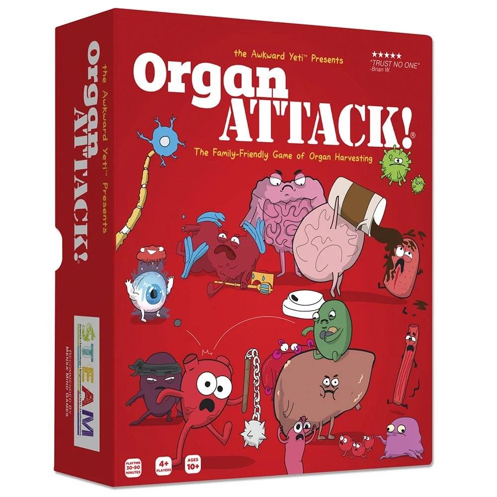 Organ Attack New Edition Board Game - JB Hi-Fi