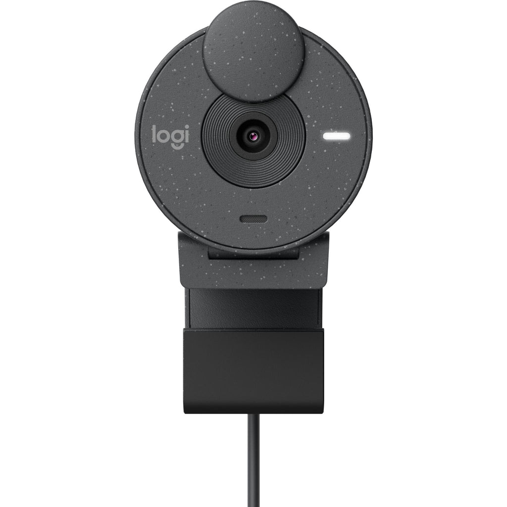 Logitech Brio 300 Full HD Webcam (Graphite) - JB Hi-Fi