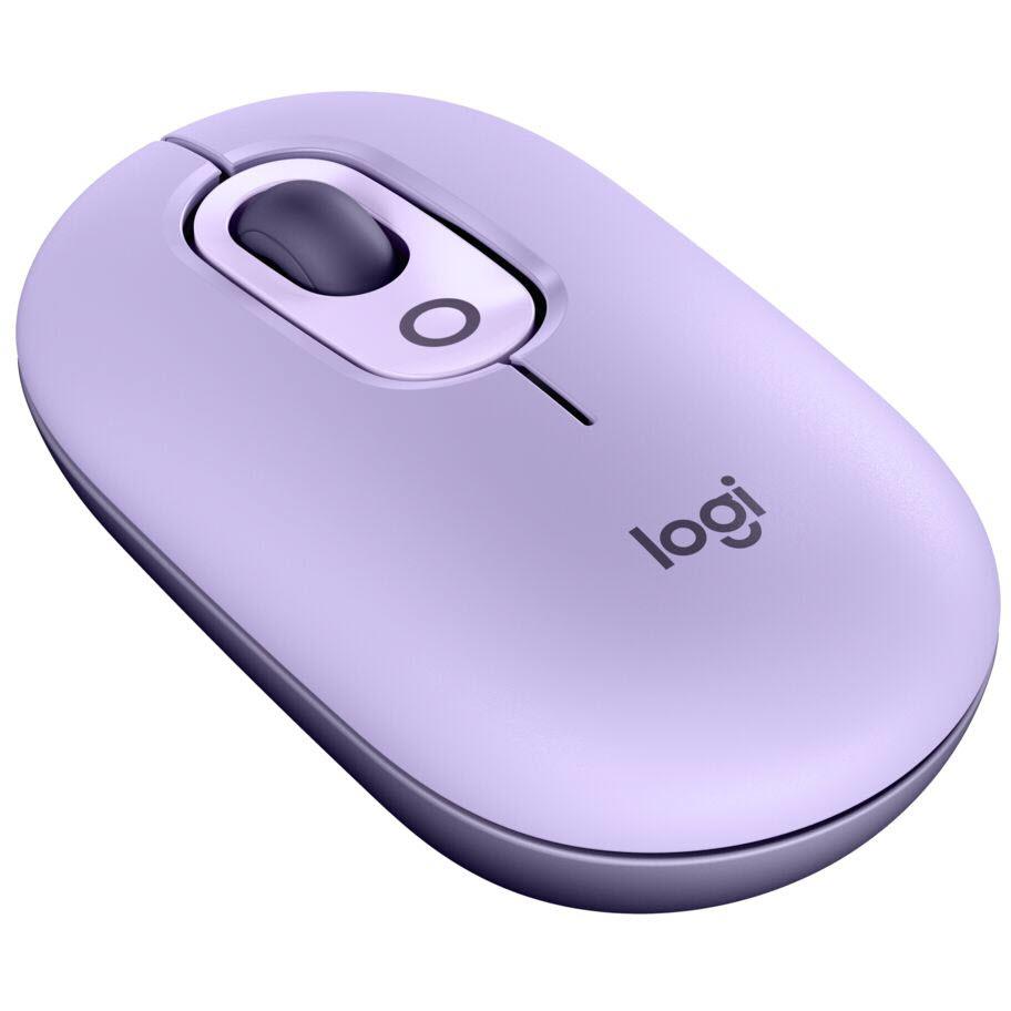Logitech POP Mouse with Emoji (Cosmos Lavender) - JB Hi-Fi