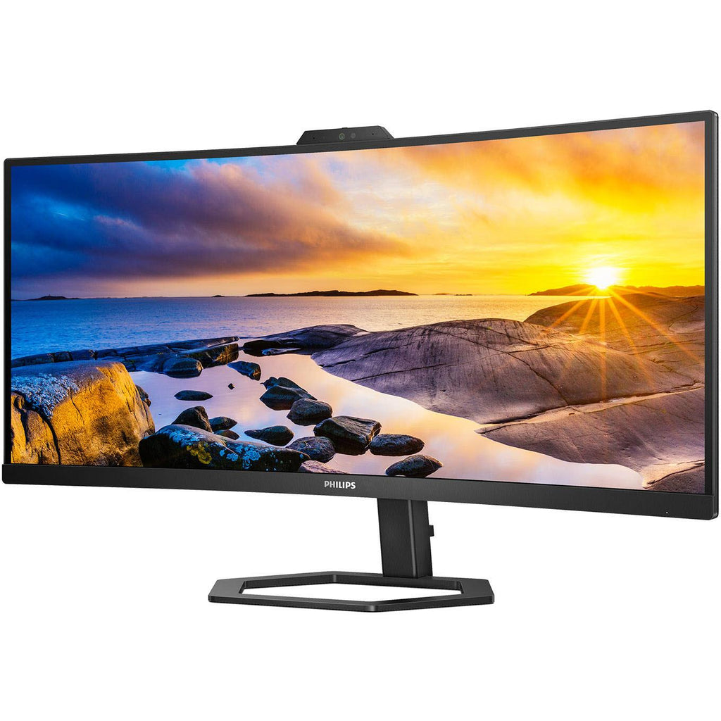 Philips 34E1C5600HE 34'' Curved 100Hz WQHD Monitor with Windows Hello ...