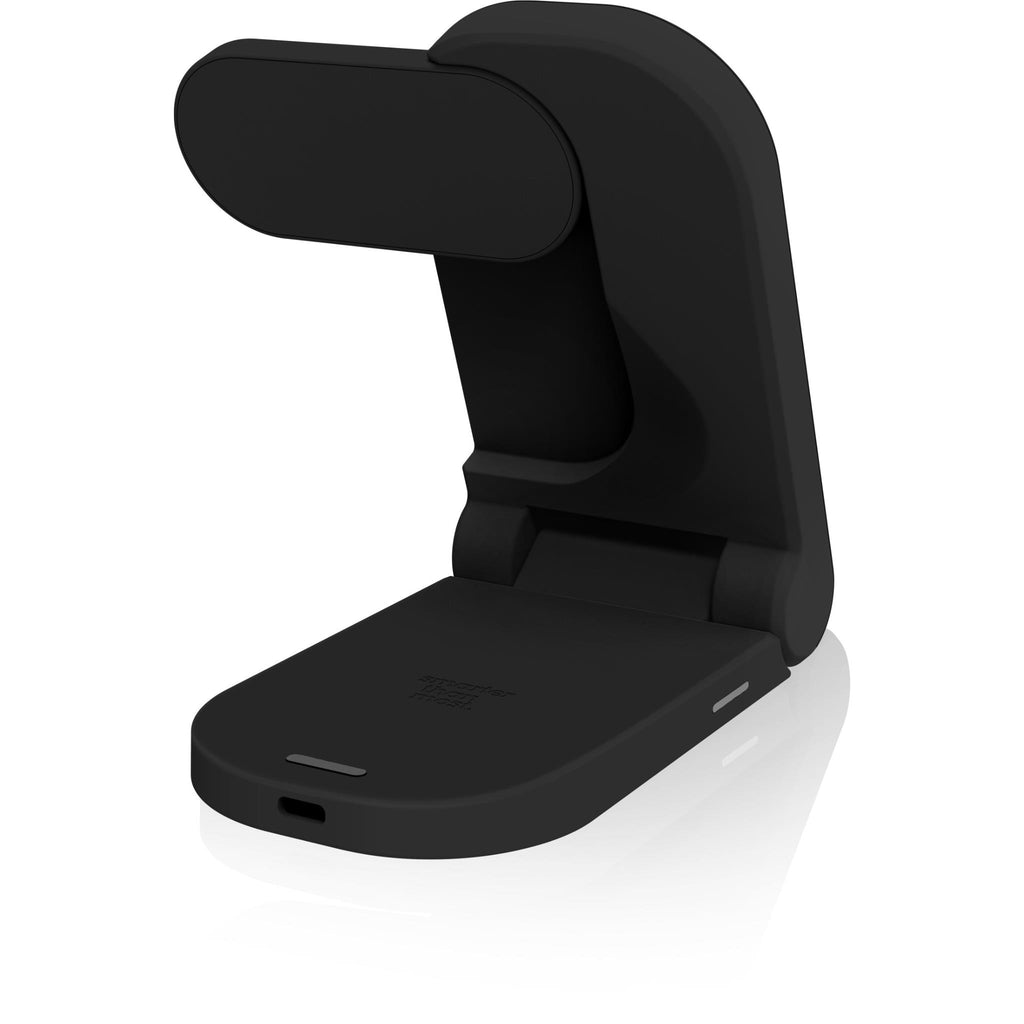 STM Charge Tree Magnetic 3-in-1 Wireless Charging Stand (Black) - JB Hi-Fi