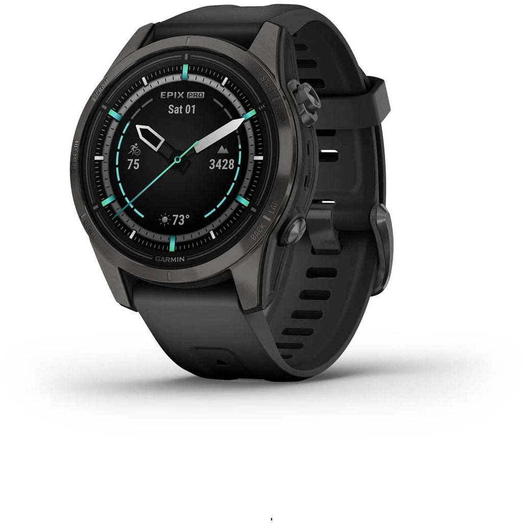 Garmin epix™ Pro (Gen 2) Sapphire Edition 42mm Carbon Grey DLC Titanium ...