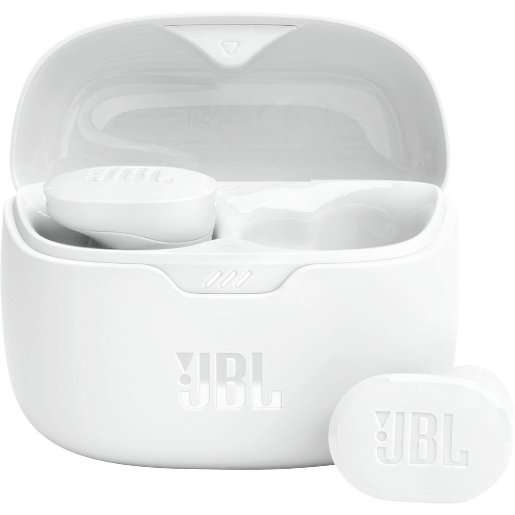 JBL Tune Buds TWS Noise Cancelling In-Ear Headphones (White) - JB Hi-Fi