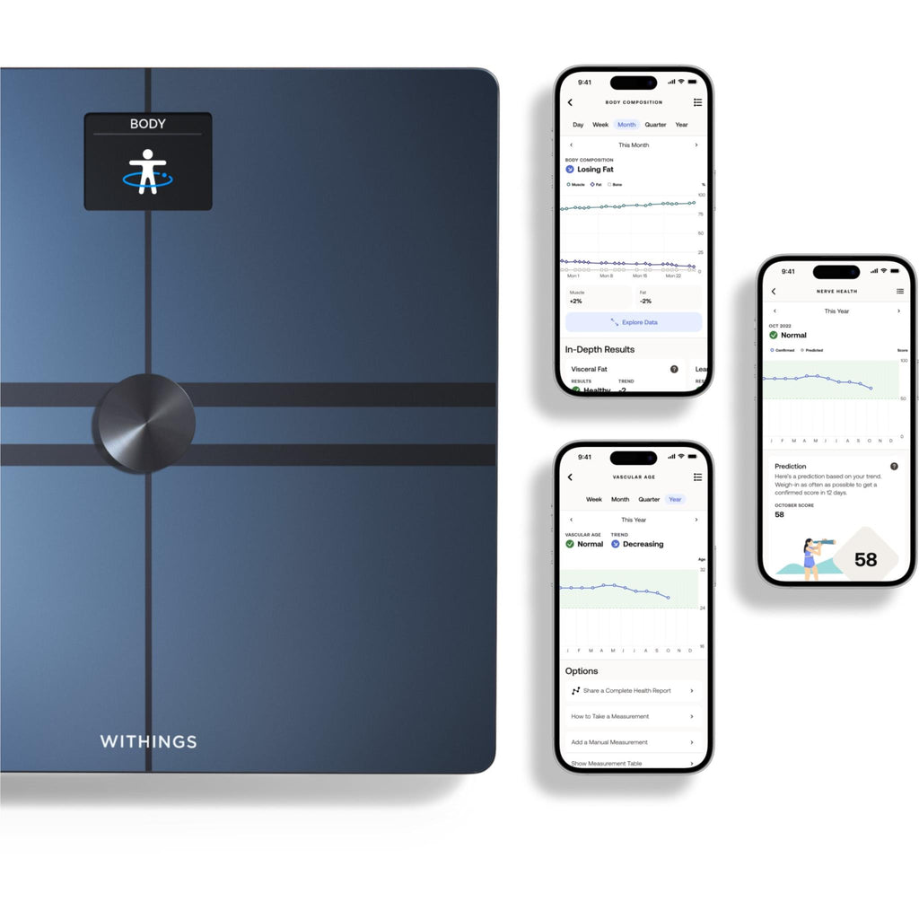 Withings Body Comp Scale (Black) - JB Hi-Fi
