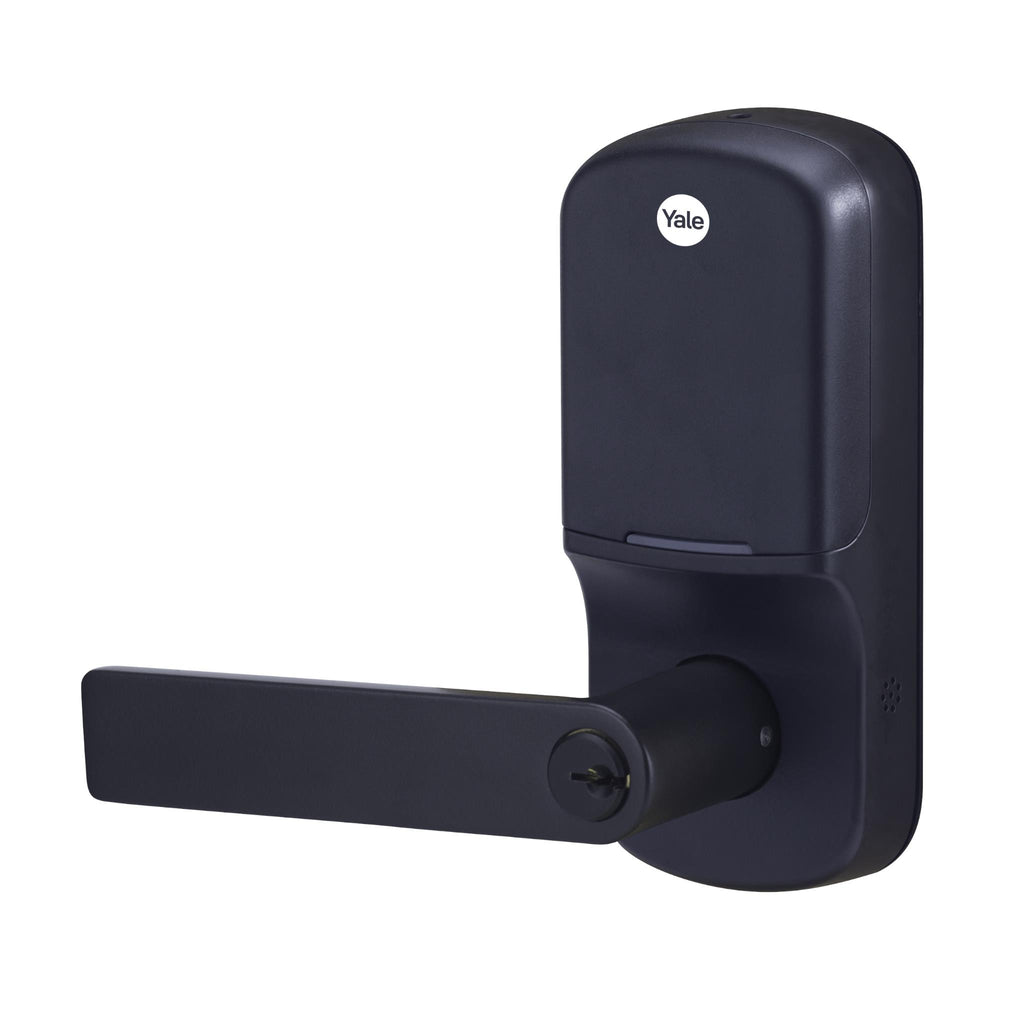 Yale Assure Lever Keyed Lock with Yale Home (Matte Black) - JB Hi-Fi