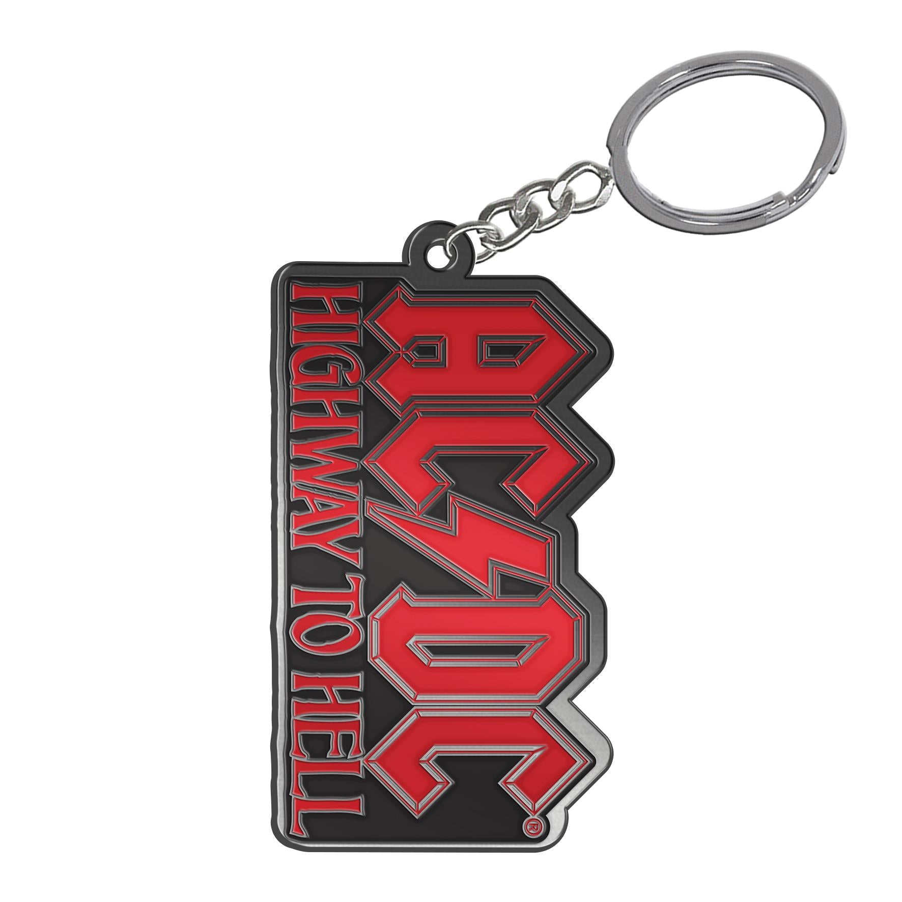 AC/DC - Highway To Hell Metal Keyring - JB Hi-Fi