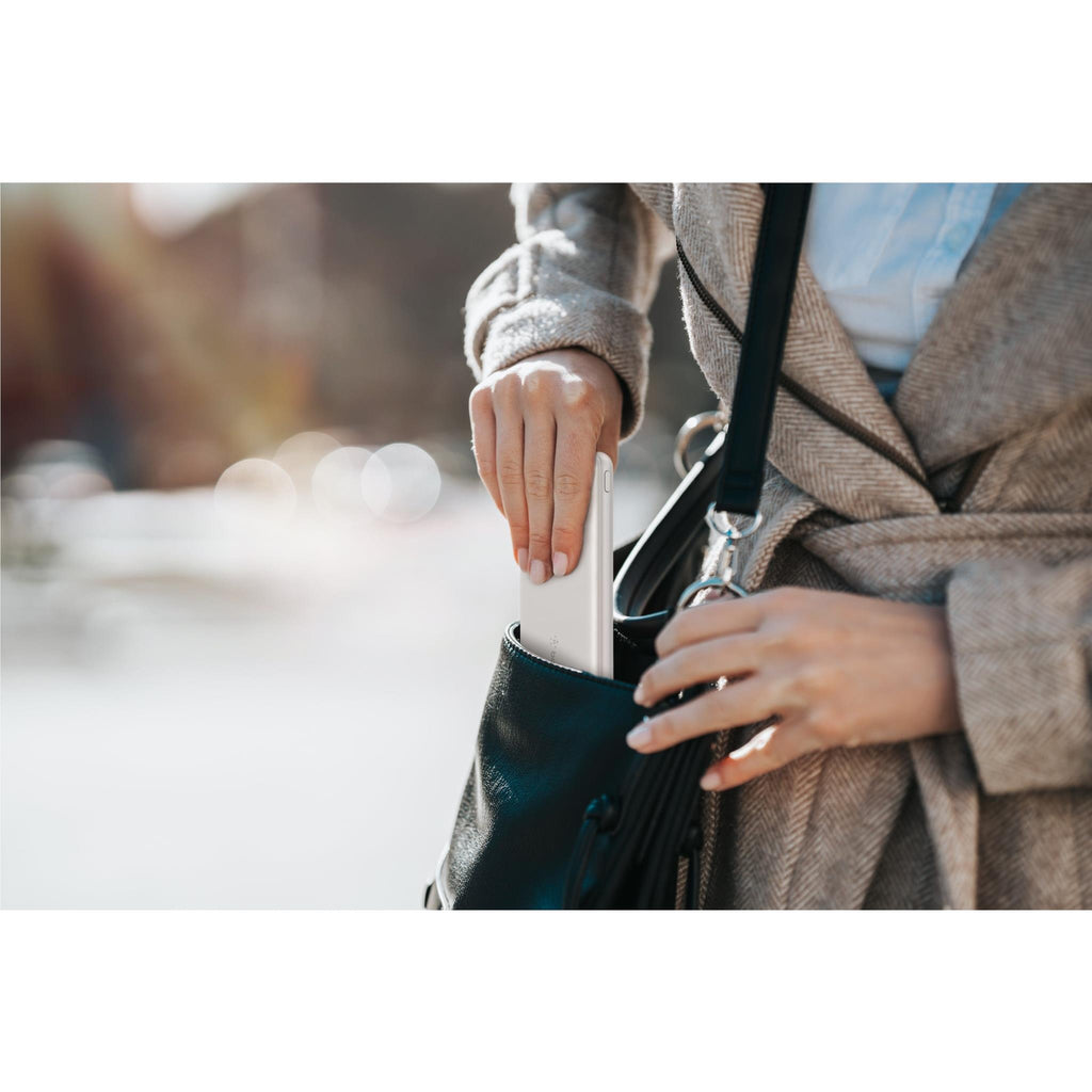 Belkin BoostUp Charge 10K 3 Port Power Bank with Cable (White) - JB Hi-Fi